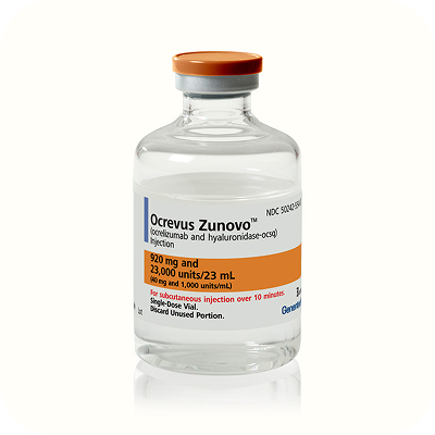 Dosing | OCREVUS ZUNOVO® (ocrelizumab & hyaluronidase-ocsq)